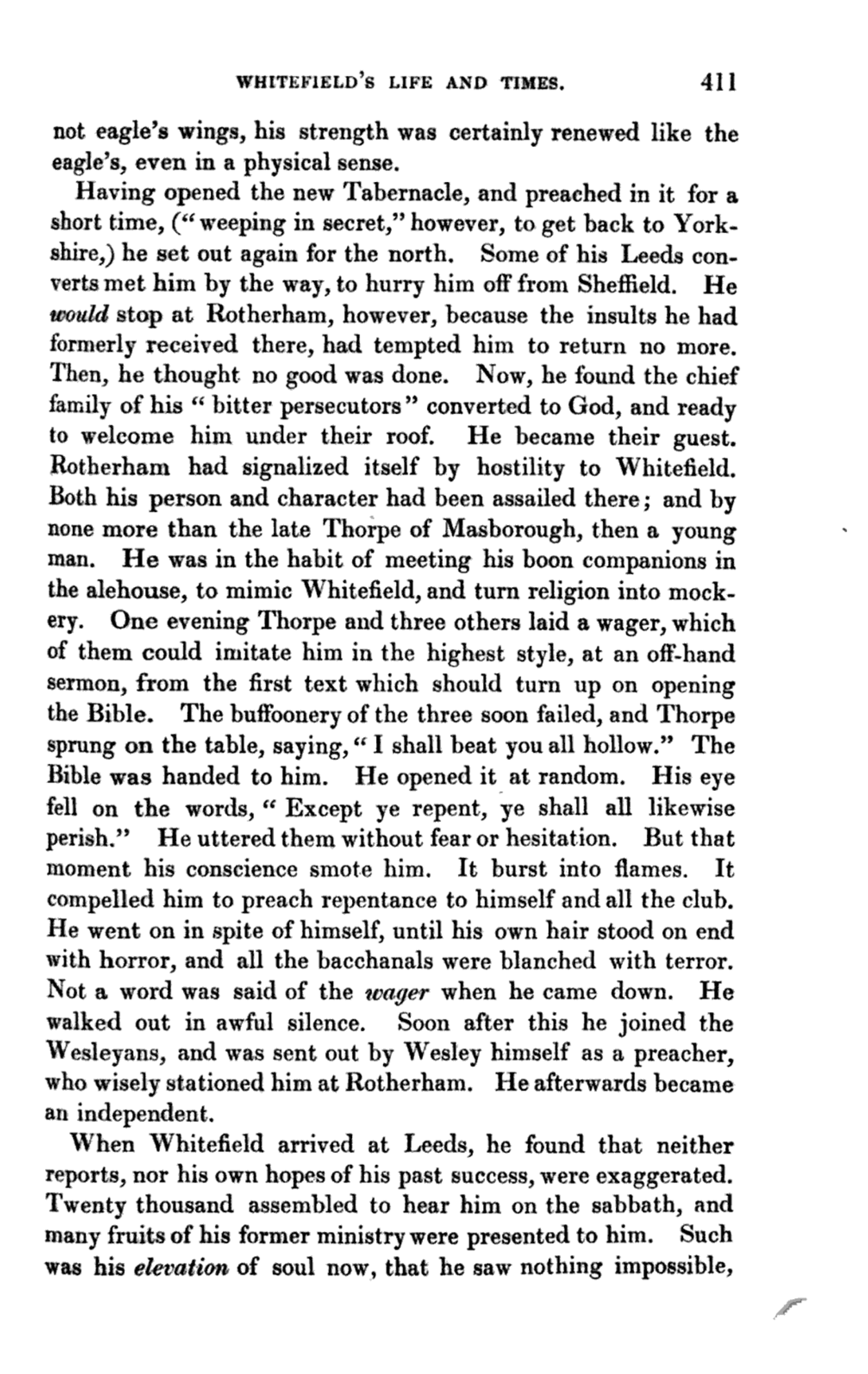 The Conversion of Mr. Thorpe
